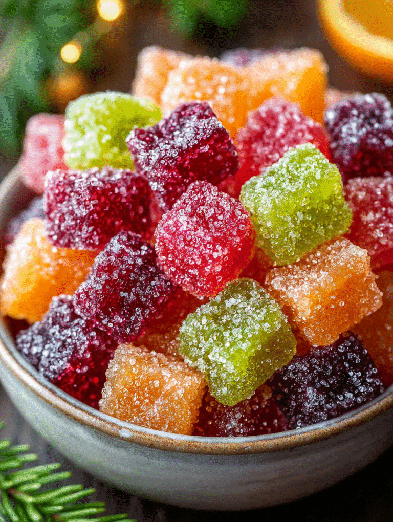 Sparkling Homemade Gumdrops: Make Delicious Treats Today!