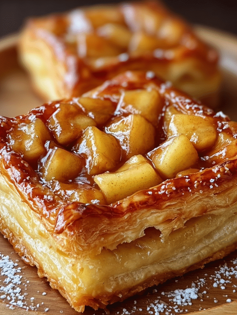 Caramel Apple Puff Pastry Squares: A Sweet Delight Recipe!