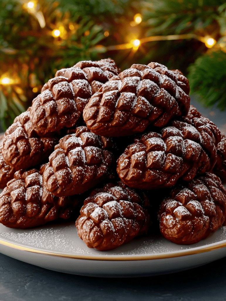 Chocolate Pinecone Cookies: A Delightful No-Bake Treat!